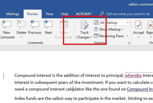 How To Remove Tracked Changes In Word 2016 In 6 Steps